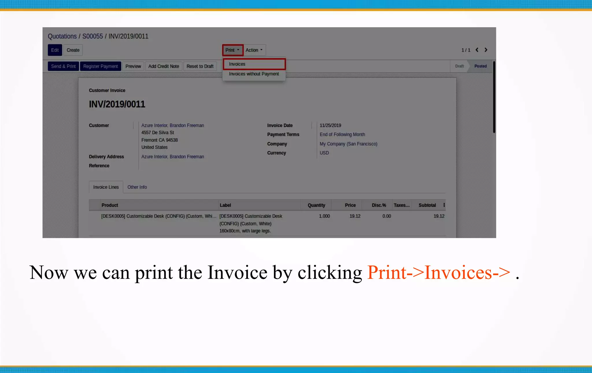 Lots and Serial Numbers on Invoices in Odoo 13 | PPT