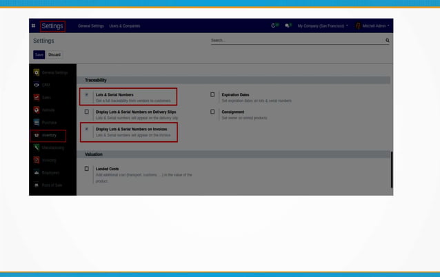 Lots and Serial Numbers on Invoices in Odoo 13 | PPT