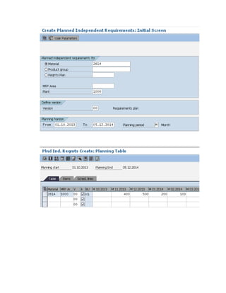 SAP CONSUMPTION BASED PLANNING LOT SIZE | PDF