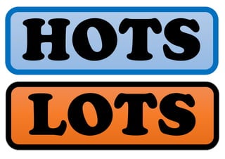 LOTS or HOTS ACTIVITY (Higher Order Thinking Skills) | PPT