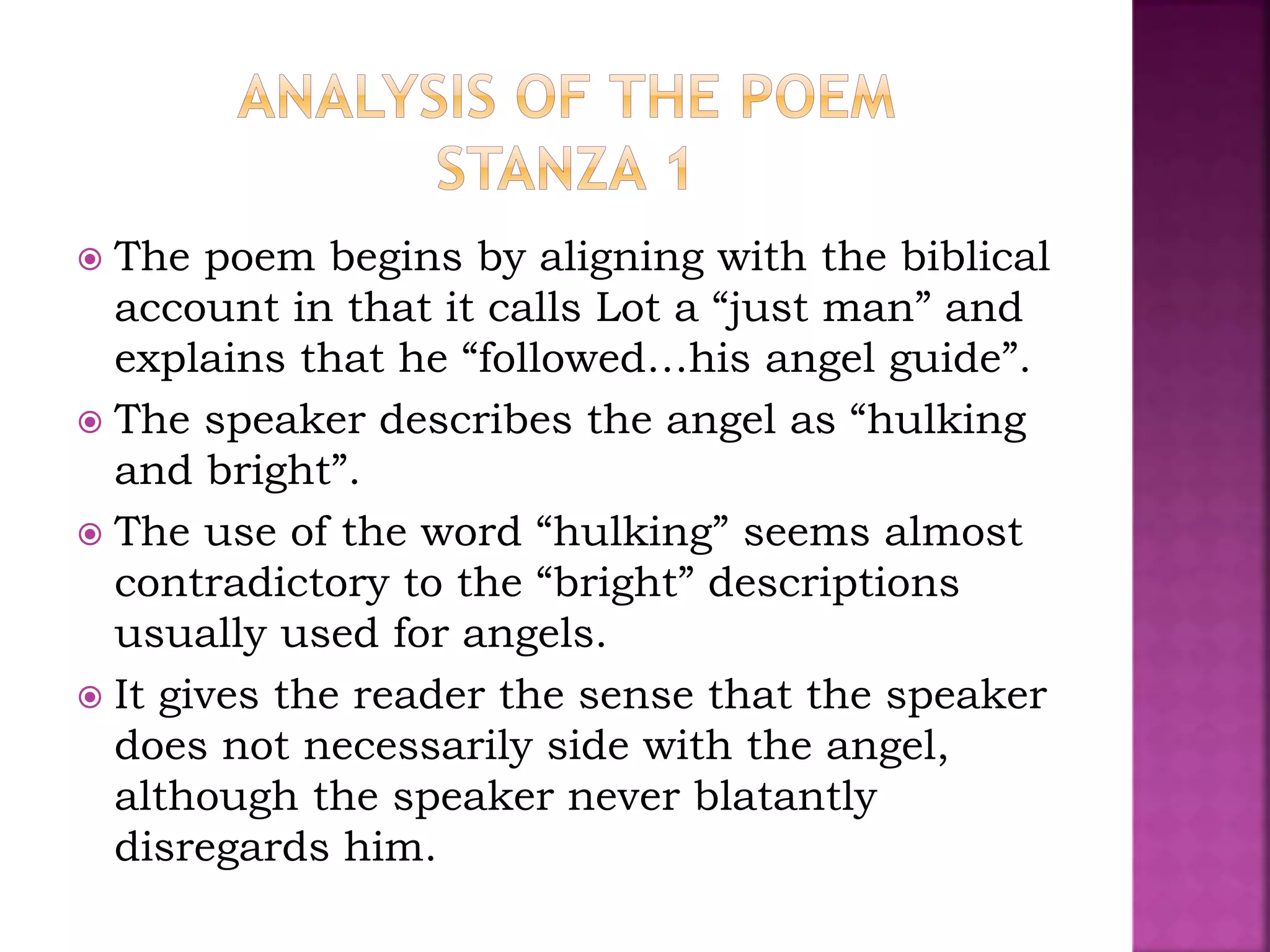 Lot's wife anna akhmatova | PPTX