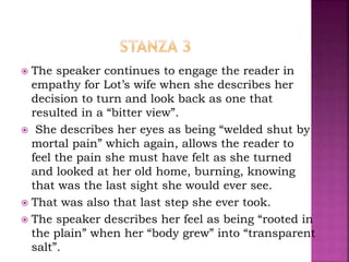 Lot's wife anna akhmatova | PPTX