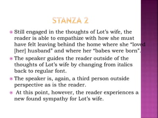 Lot's wife anna akhmatova | PPTX