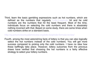 Lottery a good new year's resolution | PPT