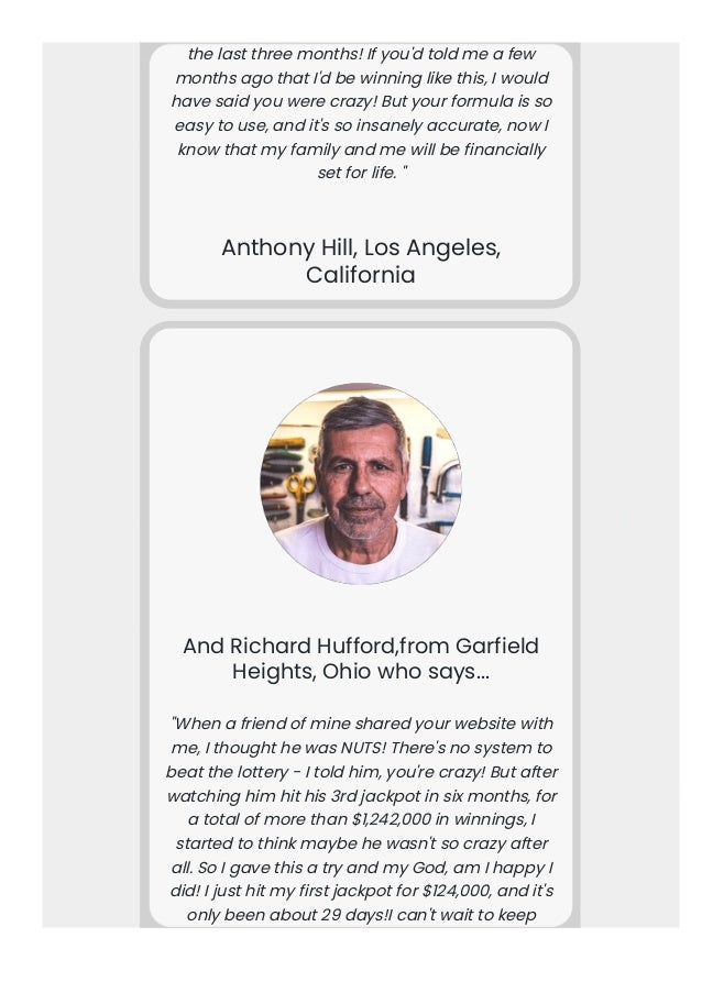 Lottery Winner Story | PDF