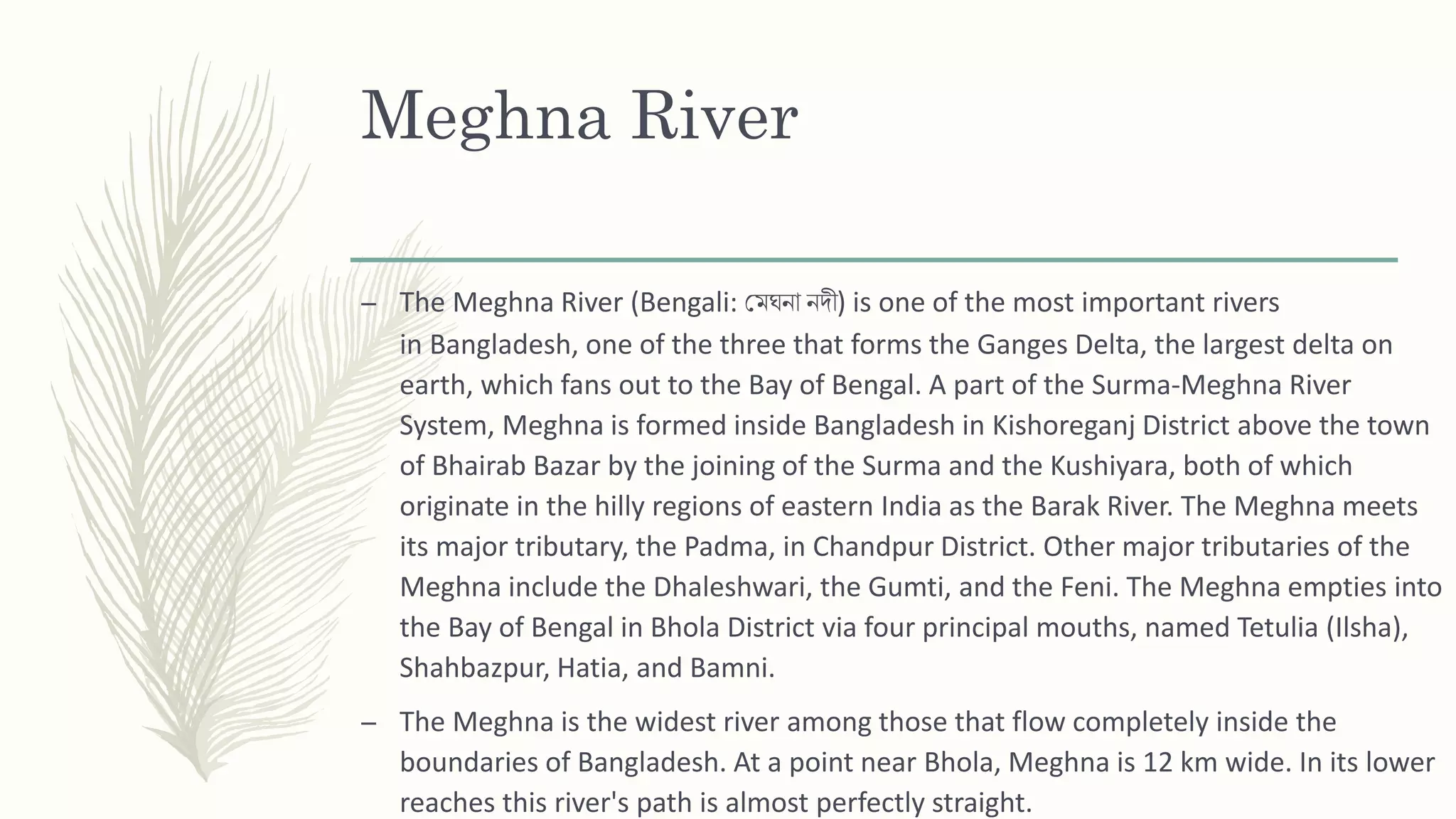 Rivers of Bangladesh | PPTX