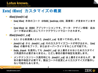 Lotus iNotes をカスタマイズしてみよう | PDF