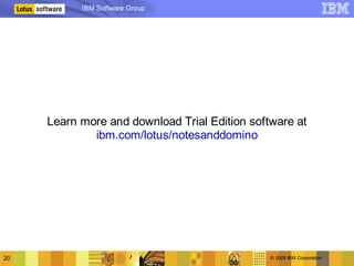 Lotus Domino 8.5 Client Comparison | PPT
