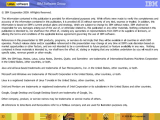 Lotus Domino 8.5 Client Comparison | PPT