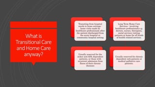 Future of Transitional Home Care: Seamless Care Beyond Hospital | PPTX