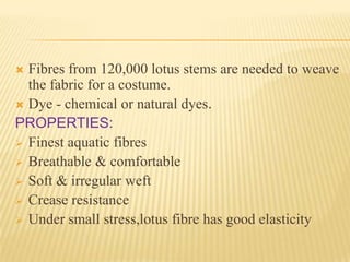Lotus fibre | PPTX