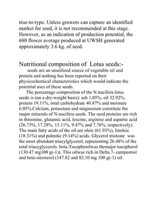 Lotus seed in food script | DOCX