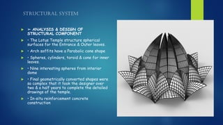 Lotus temple case study by Anjali Sethiya | PPT