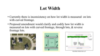 Lot Width | PPT