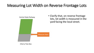 Lot Width | PPT