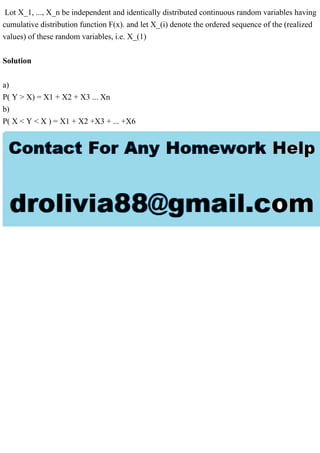 Lot X_1, ..., X_n be independent and identically distributed continuo.pdf