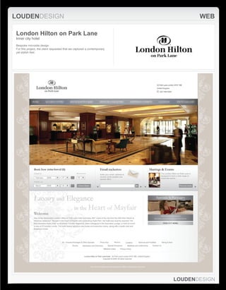 Web design portfolio | PDF