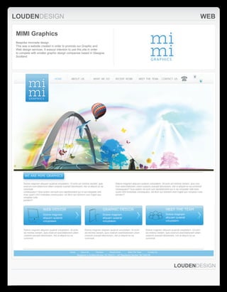Web design portfolio | PDF