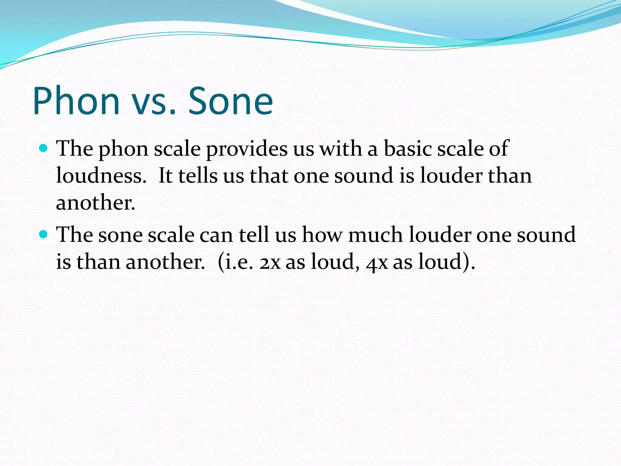 Loudness and pitch | PPTX