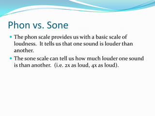 Loudness and pitch | PPTX