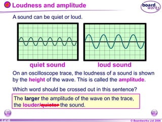 Sound, Loudness and pitch, frequency 111 | PPTX
