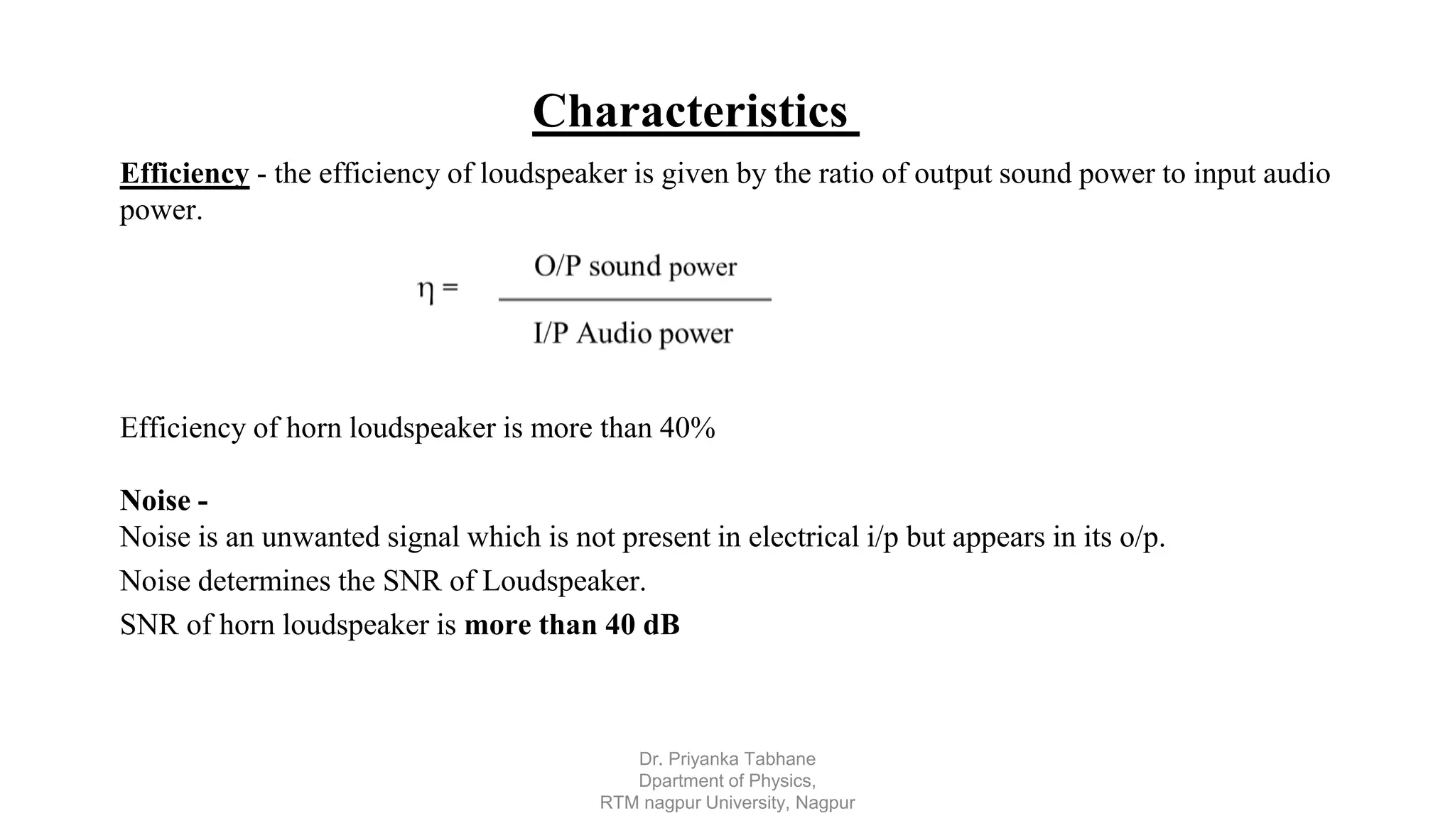Loudspeaker- direct radiating type and horn type.pptx