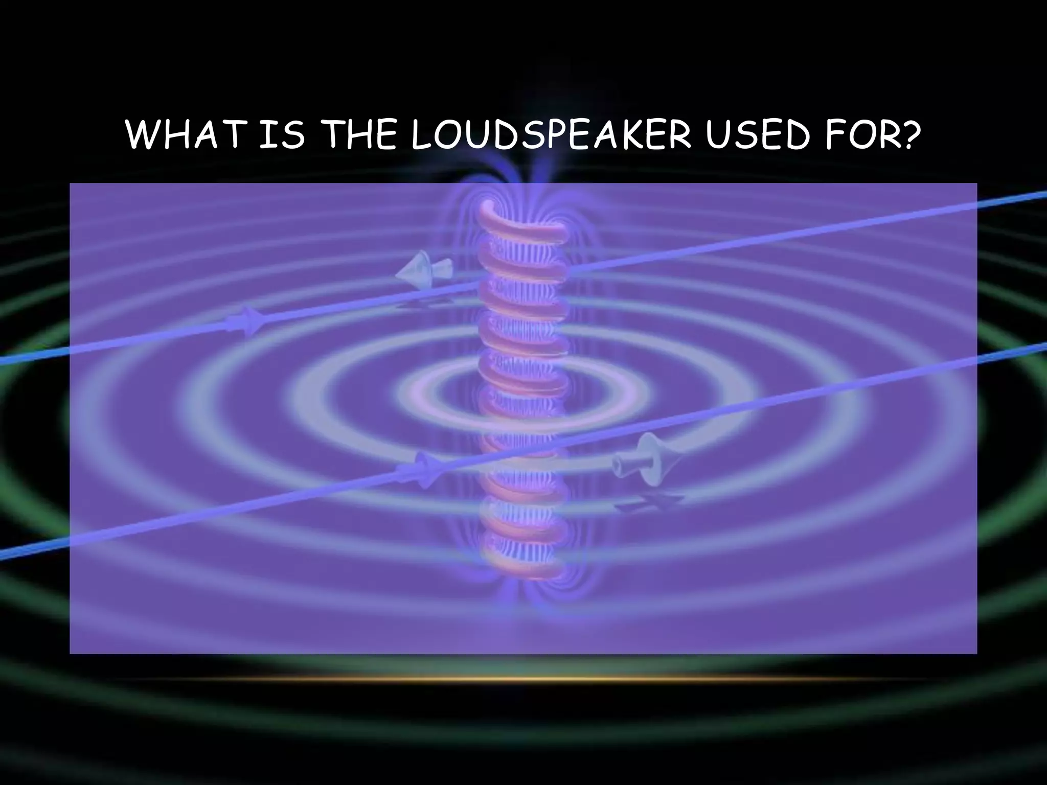 Loudspeaker | PPTX