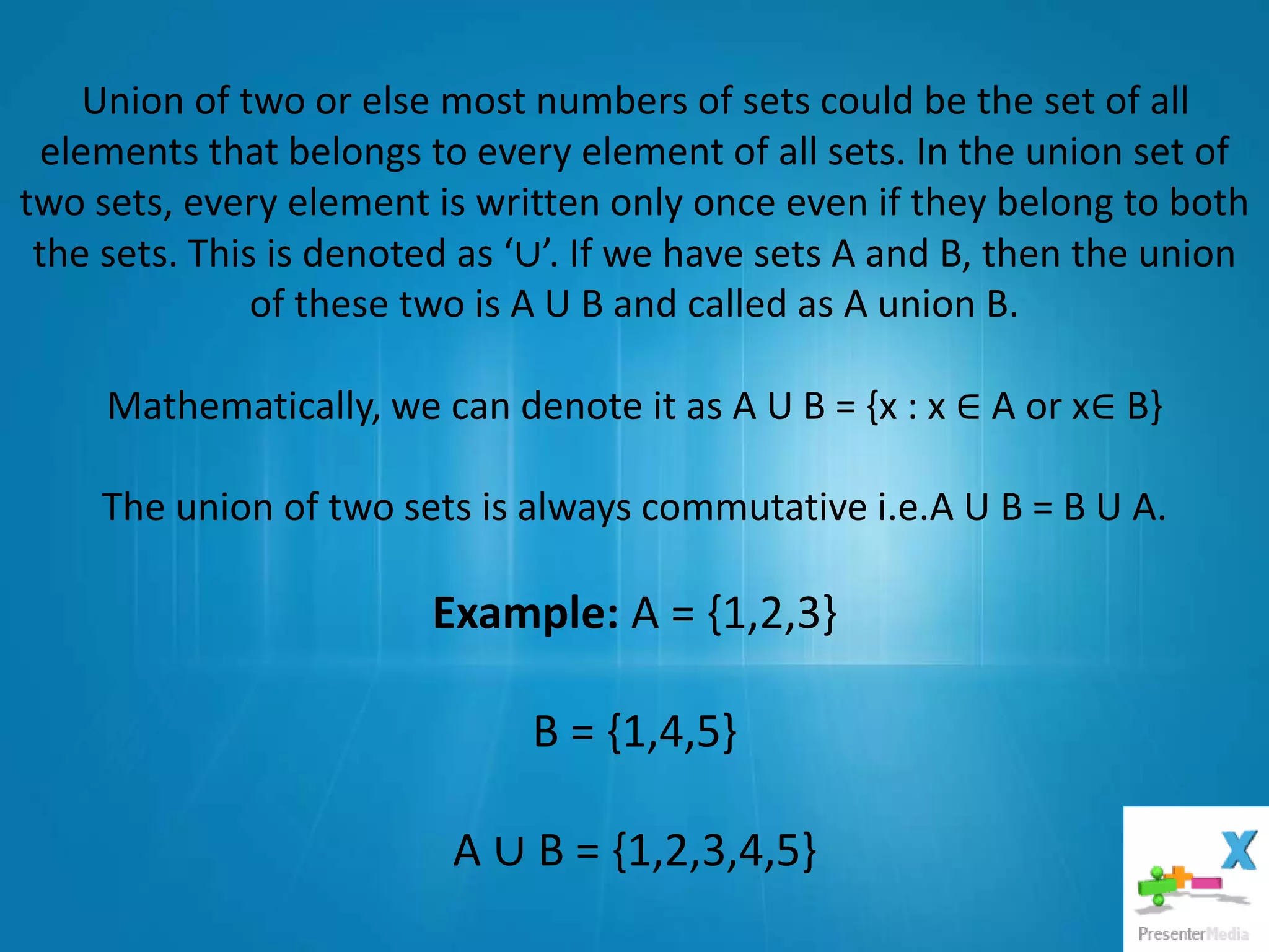 types of sets | PPTX