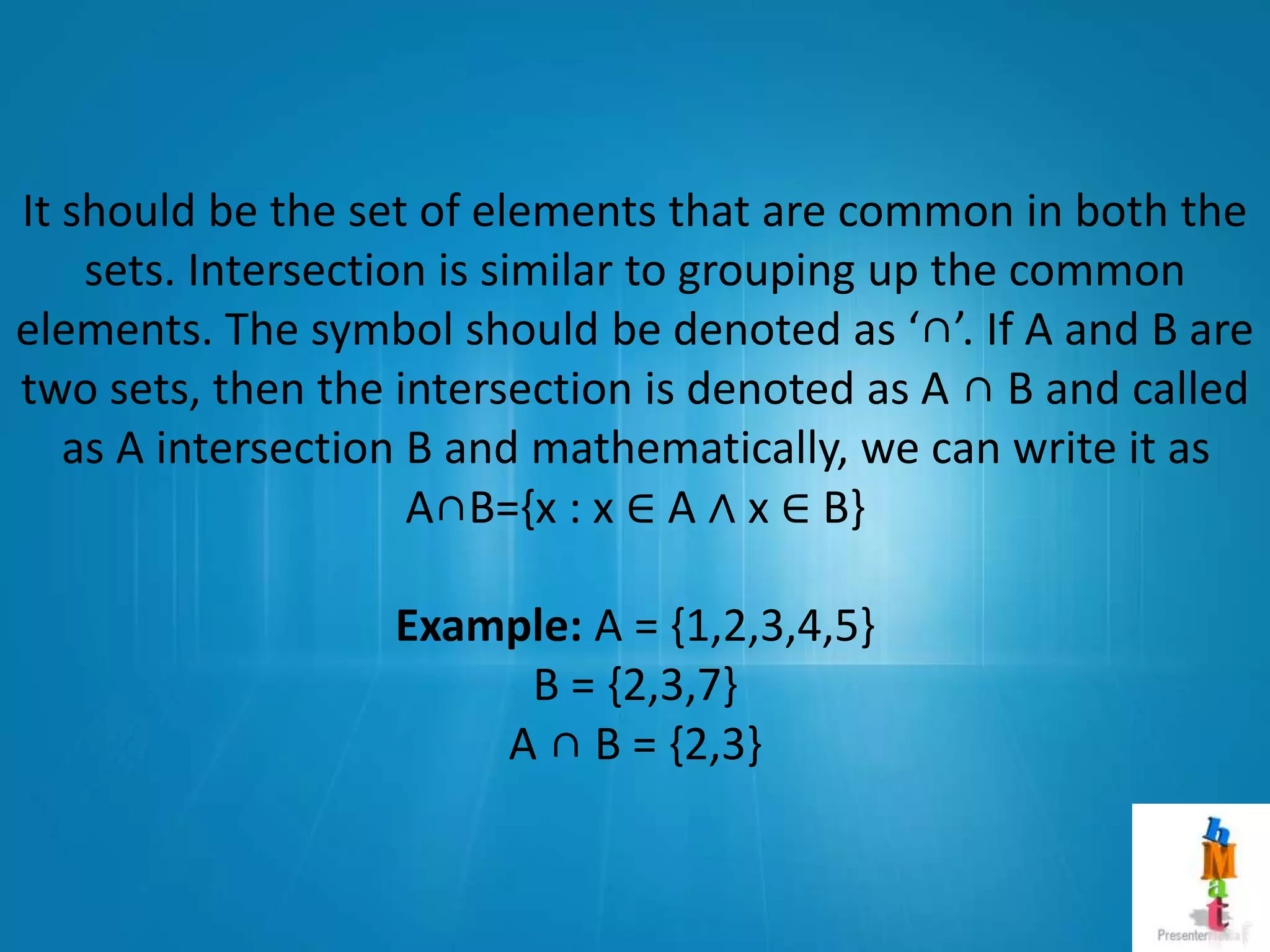 types of sets | PPTX