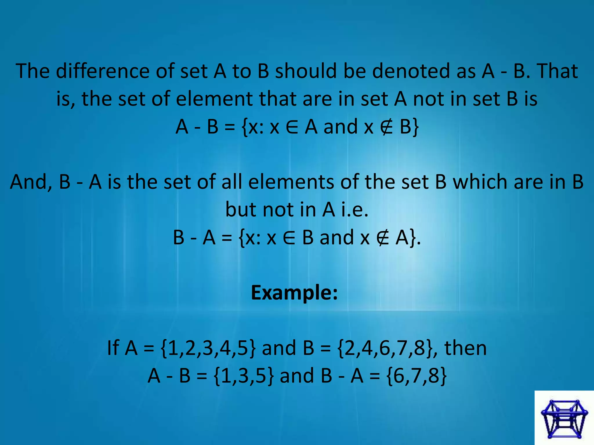 types of sets | PPTX