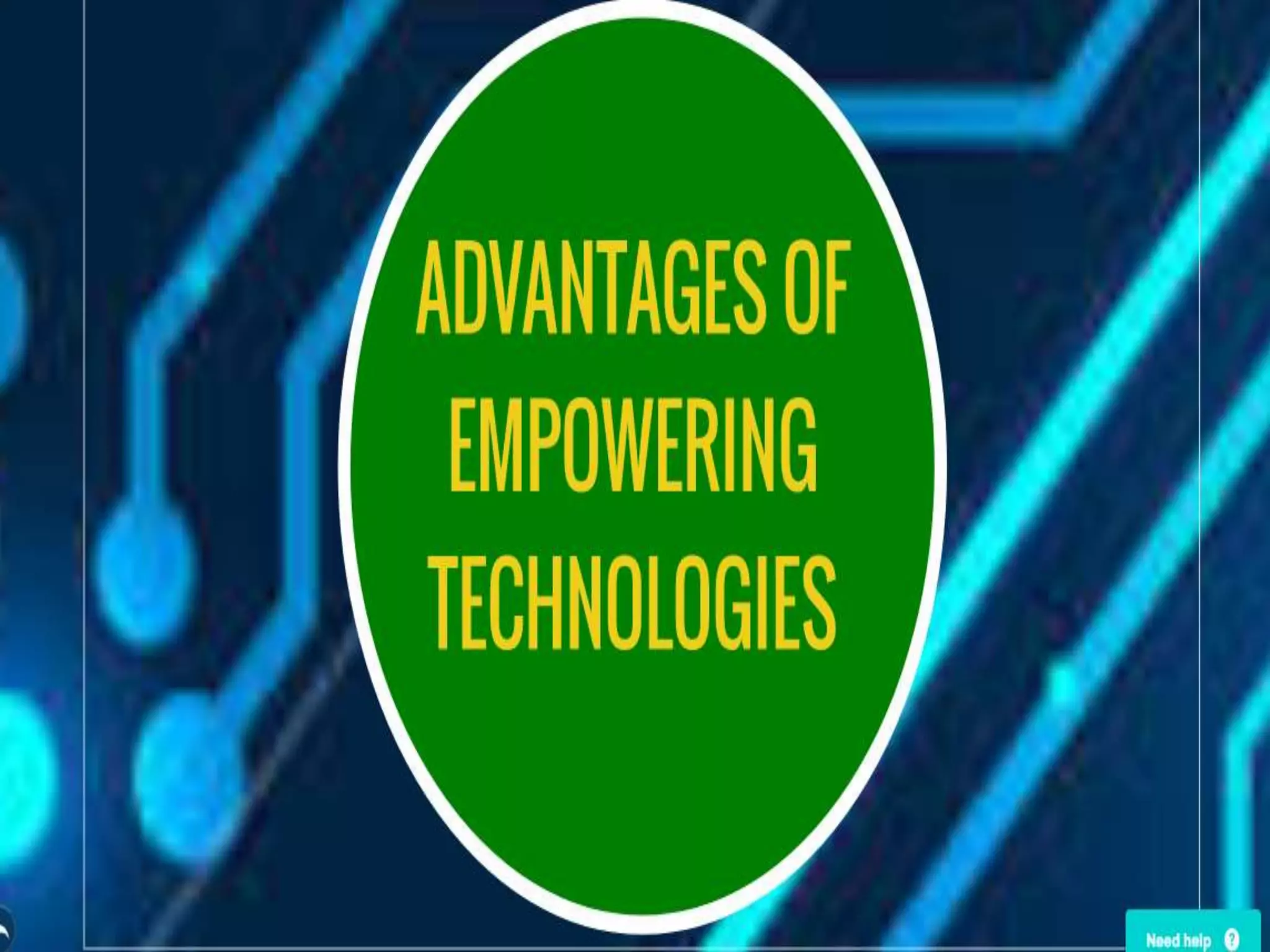 ADVANTAGES AND DISADVANTAGES OF EMPOWERING TECHNOLOGY | PPTX