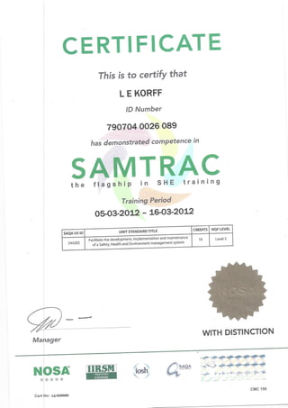 Louisa korff | PDF | Career Advice | Careers