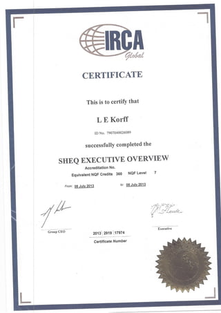 Louisa korff | PDF | Career Advice | Careers