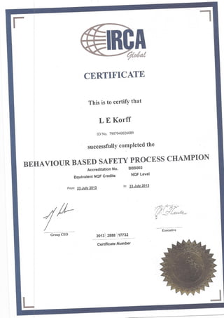 Louisa korff | PDF | Career Advice | Careers