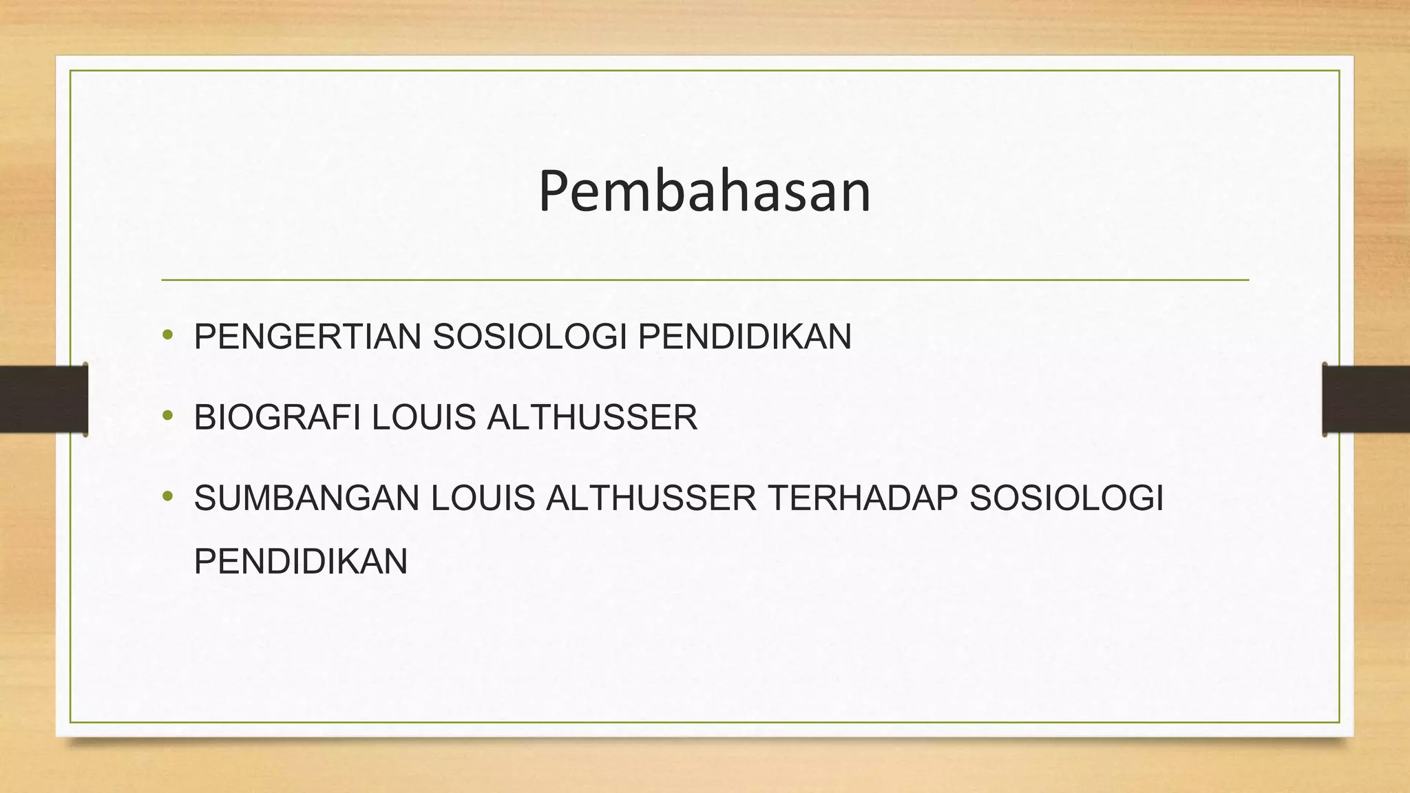 Louis Althusser | PPTX