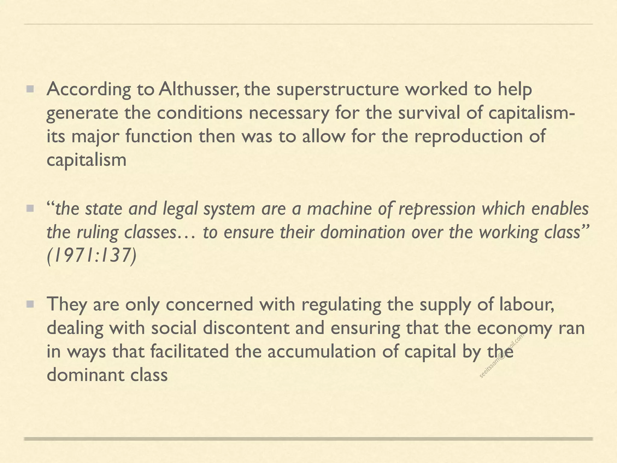 Structural Marxism - Louis Althusser | PDF