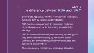 Louis Althusser _Ideology and Ideological State Apparatuses | PPTX