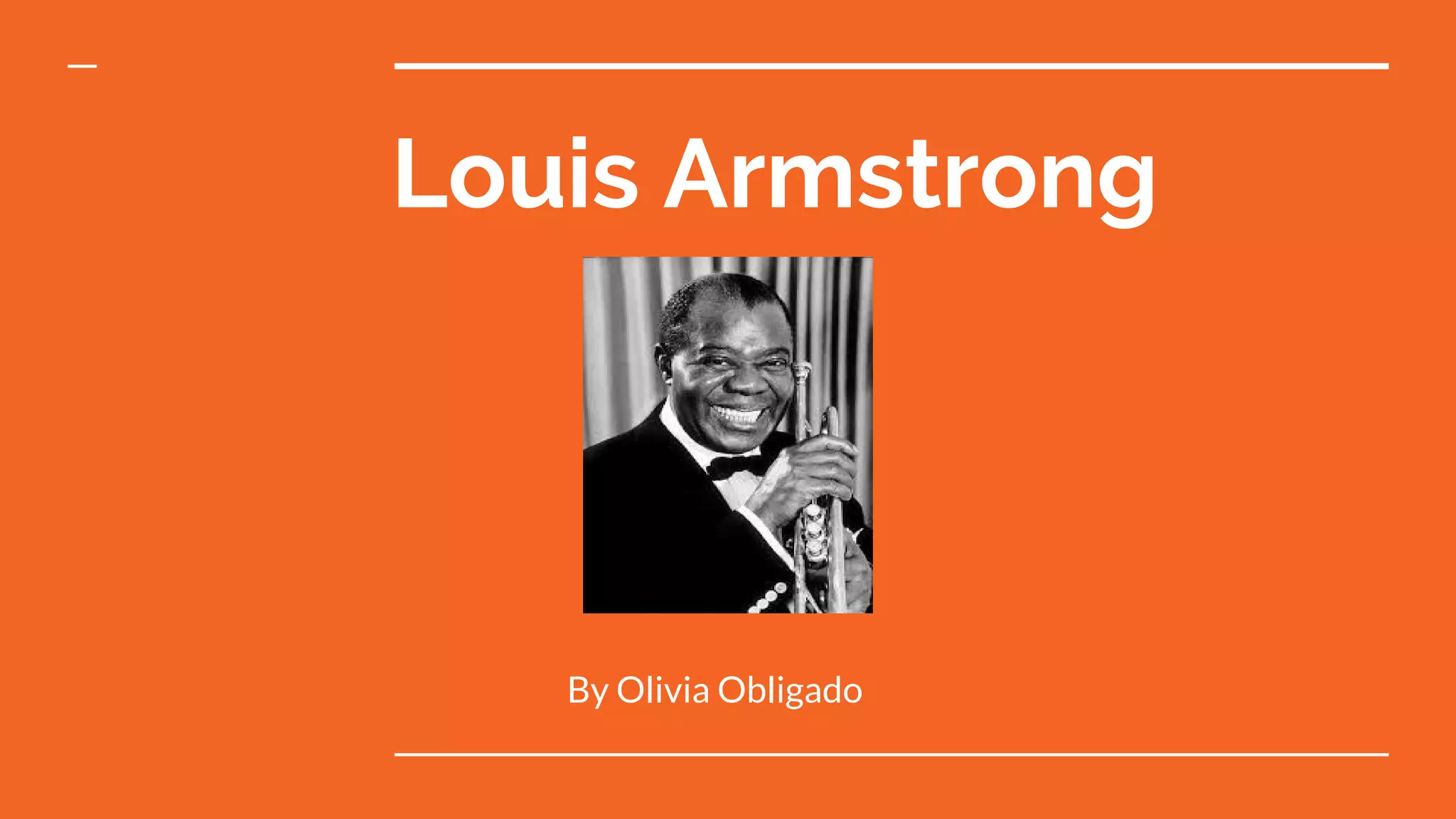Louis armstrong | PPT