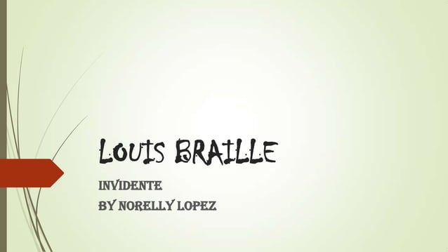 Louis braille | PPTX