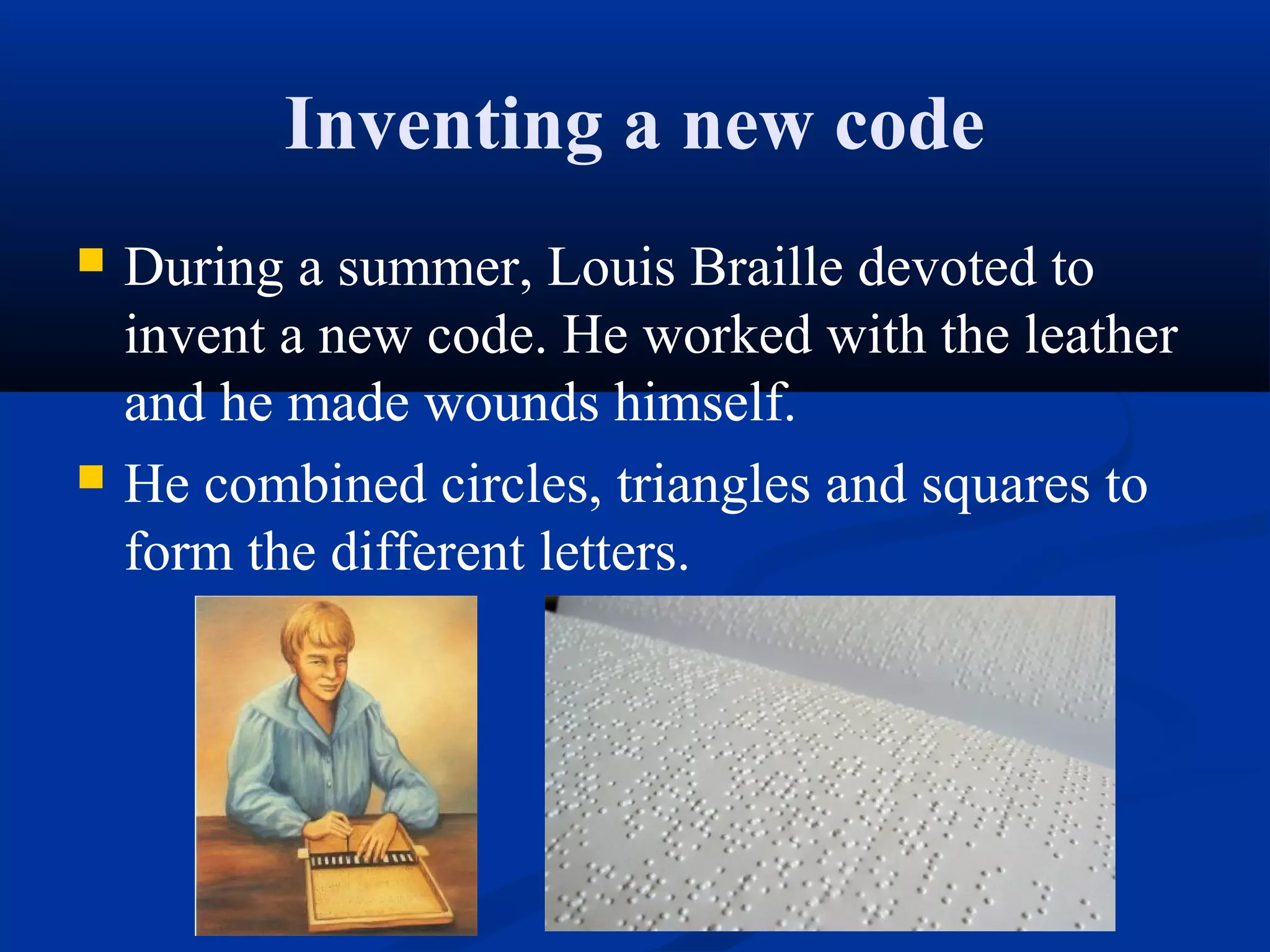 LOUIS BRAILLE (ENGLISH) | PPT