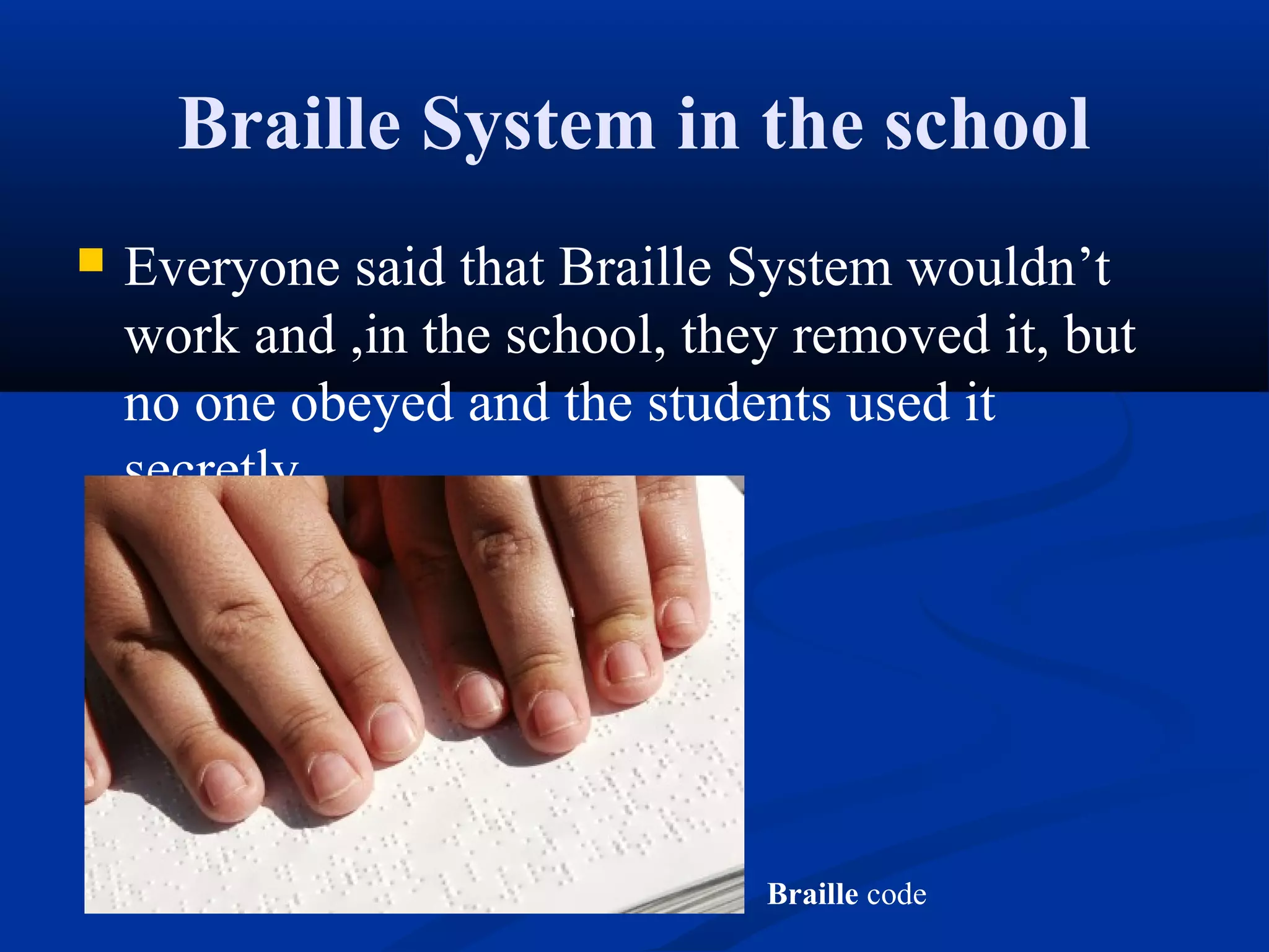 LOUIS BRAILLE (ENGLISH) | PPT