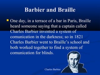 LOUIS BRAILLE (ENGLISH) | PPT