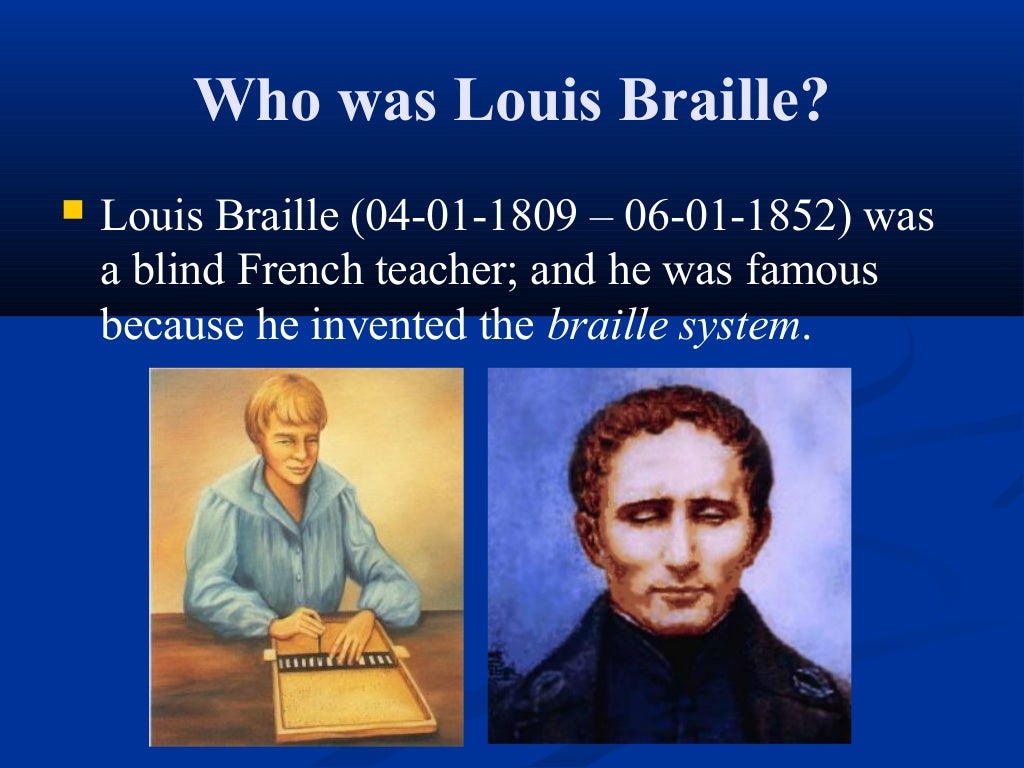 LOUIS BRAILLE (ENGLISH)