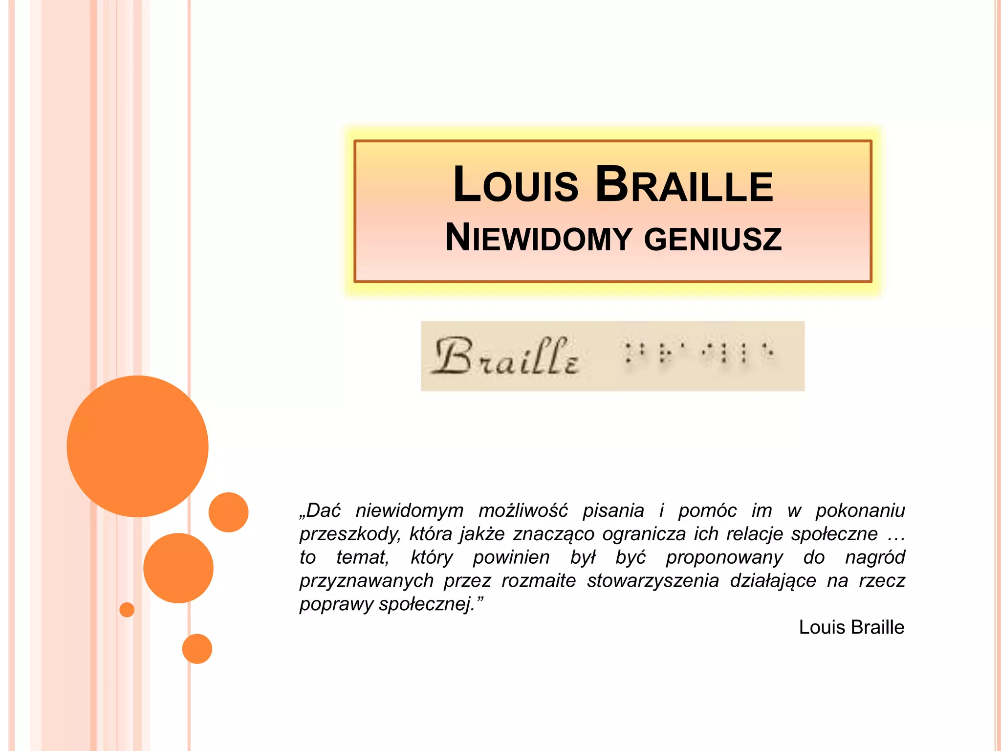 Louis braille | PPT