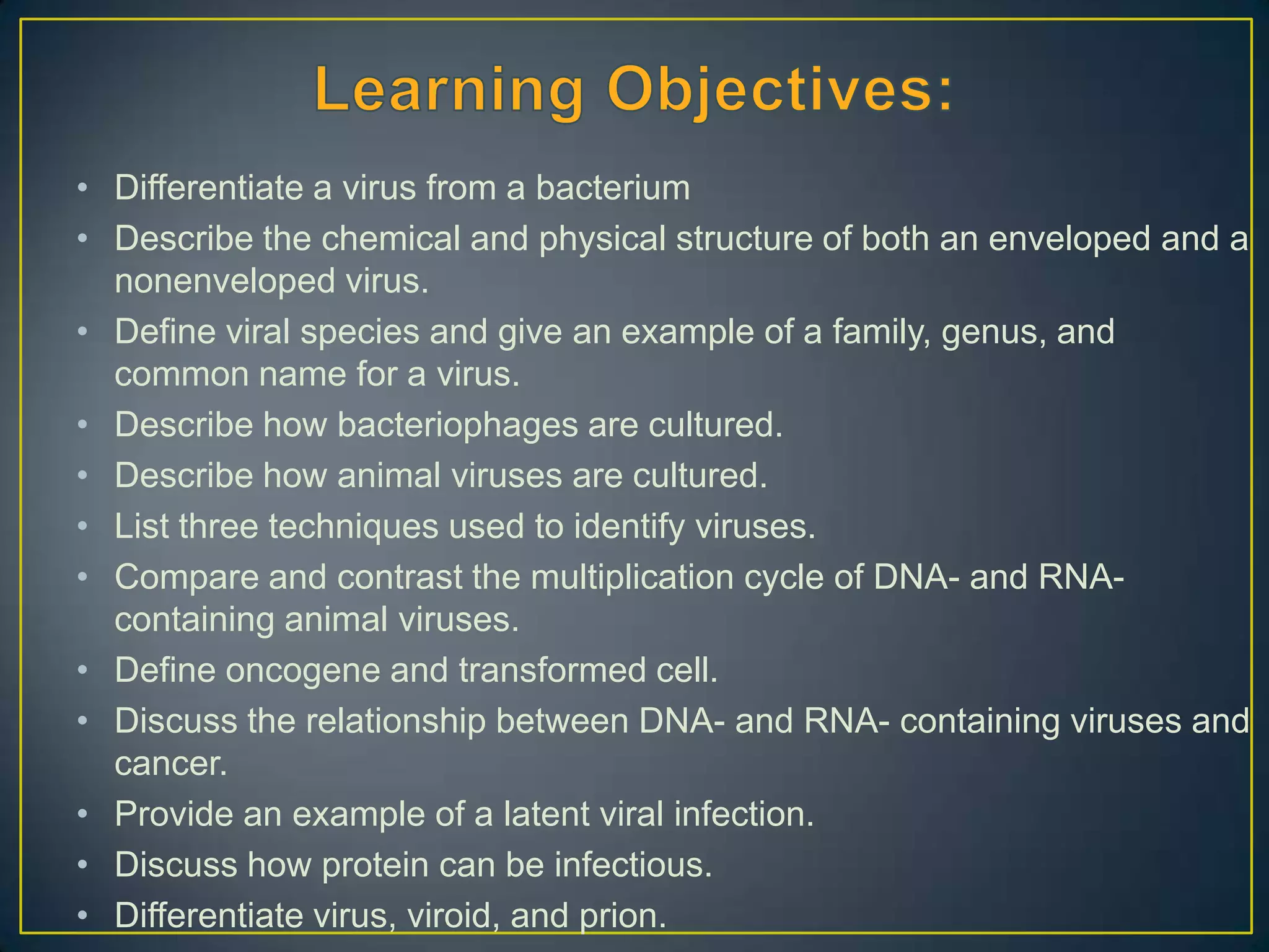 Microbiology - Noncellular Microbes - Louis Carlo Lim | PPT