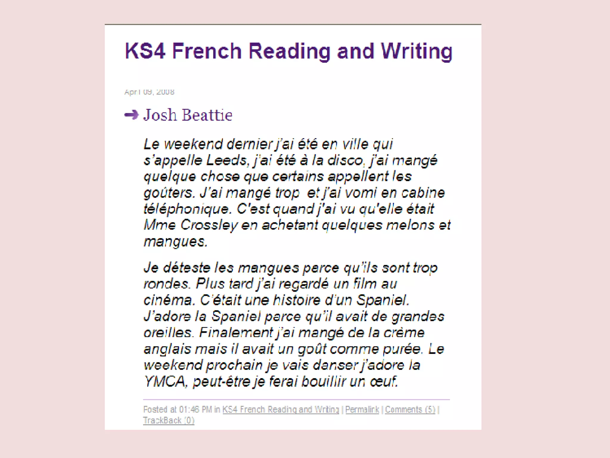 ICT- thinking outside the classroom box | PPT