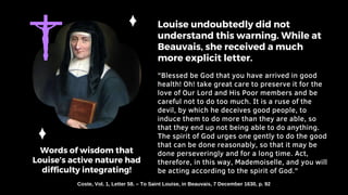 St. Louise and avoiding stumbling blocks | PPT