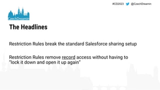 Restriction Rules – The Whole Picture, Louise Lockie | PPT