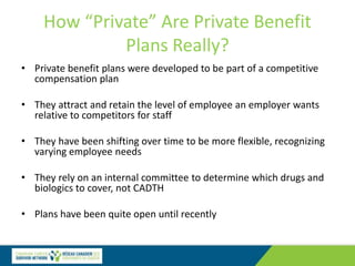 Private Insurance Plans - Do they have a future in Canada? | PPTX