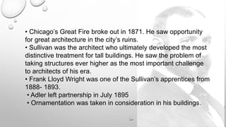 Louis henry sullivan | PPTX
